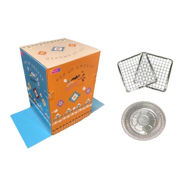 燻製に興味はあるけど、しっかりしたものは高いし、初めてでちゃんと燻製できるかが不安な方、ハロウィンをいつもと違う形で楽しみたい方。に是非使っていただきたい商品になっております。#ダンボール燻製器 #ダンボール #燻製器 #ベランピング #バ...