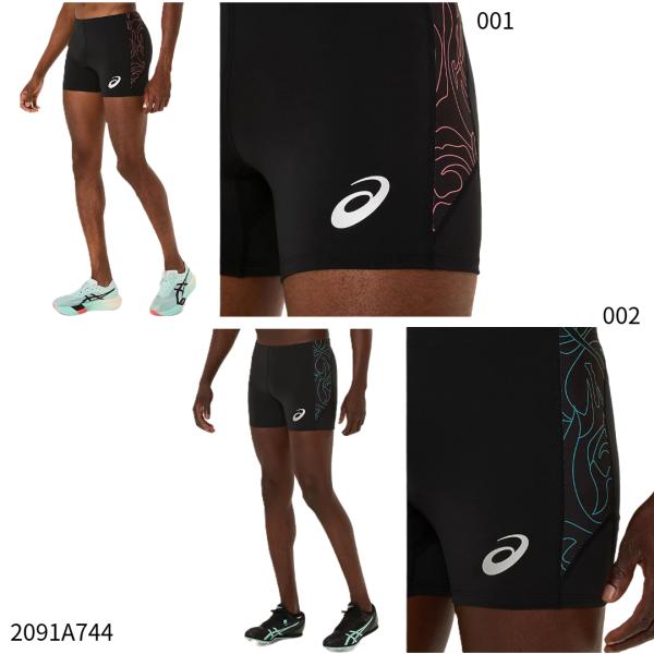 陸上競技のさまざまな練習で快適さとドライさを保つように設計されたグラフィックショートタイツ。優れた吸汗速乾性を追求した2WAYニット素材を採用・ウエストはドローコードで簡単に調整可能・コンセプトであるジャポニズムの昇華グラフィックを採用。●...