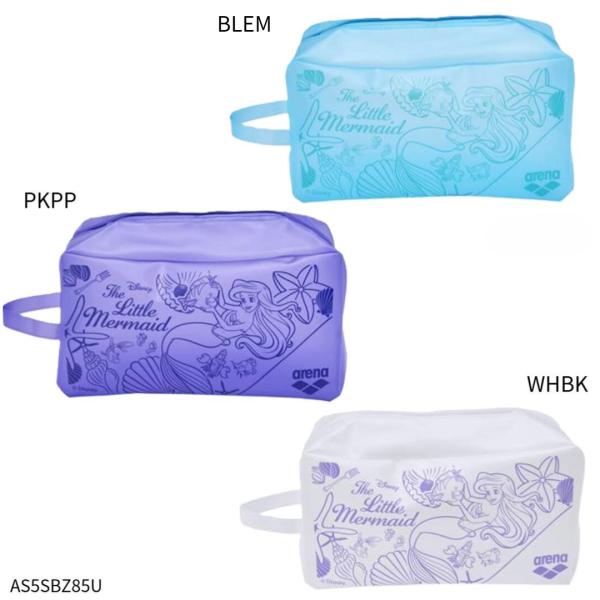 DISNEY(ディズニー)デザインのプルーフバッグ。防水素材を使用しているため、プールで泳いだあとに濡れた水着やキャップ、セームタオルなどを収納するのに便利。マチが大きく、大容量に適したサイズ。映画『リトル・マーメイド』に登場するプリンセス...