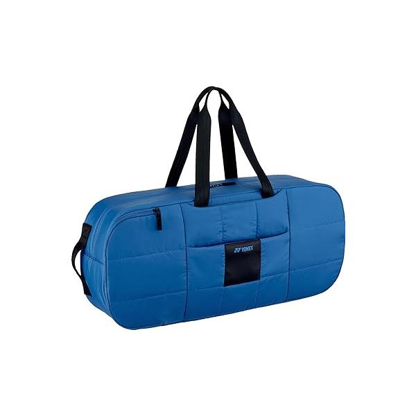 正面ポケット 、シューズポケット、ラケット2本収納ポケット、持ち手収納スペース、可変部屋仕切り、YKKファスナー、撥水仕様●サイズ：幅73cm×奥行18cm×高さ33cm●ナイロン※製品改良の為、仕様の一部を予告なく変更することがあります。