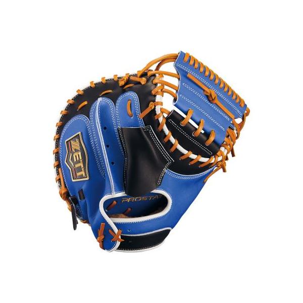 ツートンカラーで高級感あふれるプロステイタスシリーズキャッチャーミット。操作性が高い縦型スタンダードバックスタイルの森選手モデルのコンパクトタイプ。捕球面の張り感にこだわり厳選された北米原皮から日本のタンナーによって加工された軟式プロステイ...