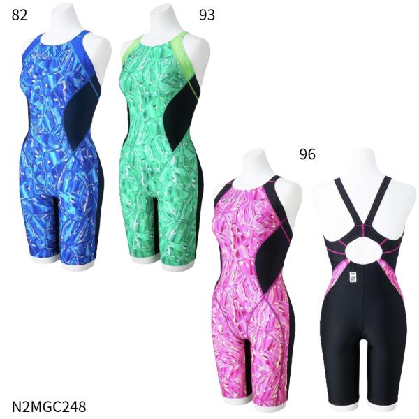 【WORLD AQUATICS（国際水泳連盟）承認済】撥水加工ニット素材のレース水着 ST Lalaプリズムグラフィックをサイドに使用したデザインです。●ポリエステル84%、ポリウレタン16%●胸部・中当て裏地仕様●股下：S／21.5cm ...