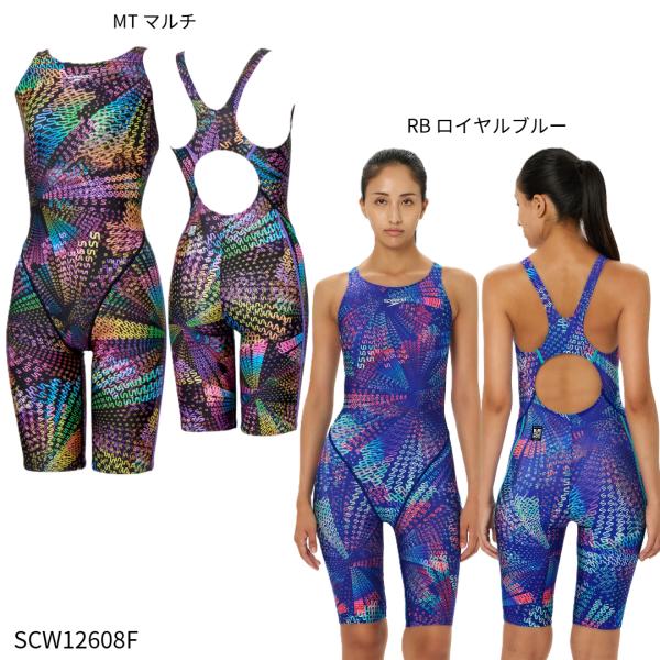 WORLD AQUATICS承認モデルマスターズスイマーのための、透けにくく泳ぎやすい、安心感のあるレディースセミオープンバックニースキンです。リサイクルポリエステル糸を使用した環境配慮型素材「FLEX Σν（フレックス・シグマ・ニュー）」...
