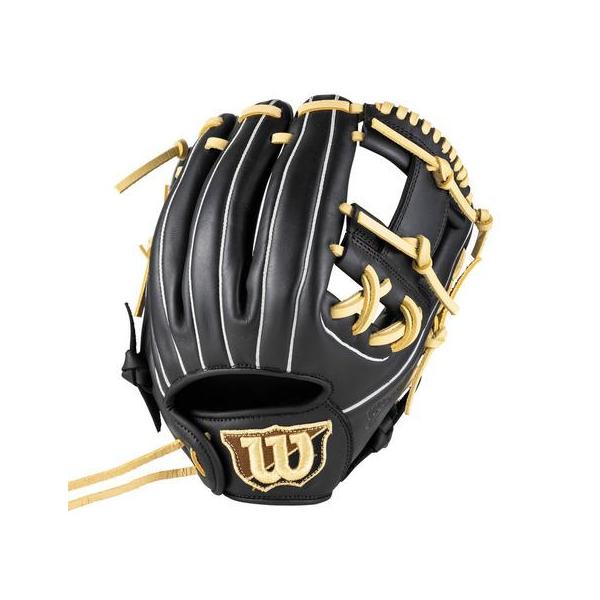 立体構造の指袋と、2本のはみだしからなる「デュアル・テクノロジー」。受球面側に緩やかに弧を描く形状により、ボールがグラブのどこに当たってもポケットに収まりやすくなります。●内野手用●スムースレザー●サイズ11.5●小指2本入れ(コユニ)推奨...