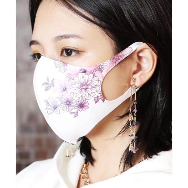【発売日：2020年11月01日】｛機能性素材コッパー（銅繊維）生地仕様マスク｝フラワー柄 洗える抗菌・消臭　3Ｄ立体ストレッチ　コッパー（銅繊維）マスク　2枚入り　Ｓサイズ（レディース）（キッズ）*送料無料*送料無料（ネコポスにて配送の場...