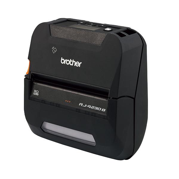 【発売日：2018年11月14日】頑丈＆コンパクトボディに多彩な機能を搭載した用紙幅4インチのラベル/レシート兼用モバイルプリンター※RJ-4230Bは、リチウムイオン充電池やACアダプターを同梱しておりません。併せて必要な電源（リチウムイ...