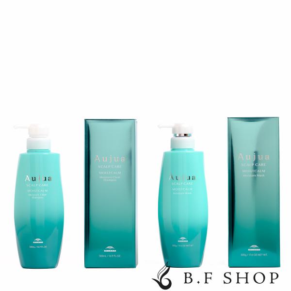 【本体セット】ミルボン オージュア  モイストカーム モイスチュアクリア シャンプー＆モイスチュアマスク 500ml  医薬部外品