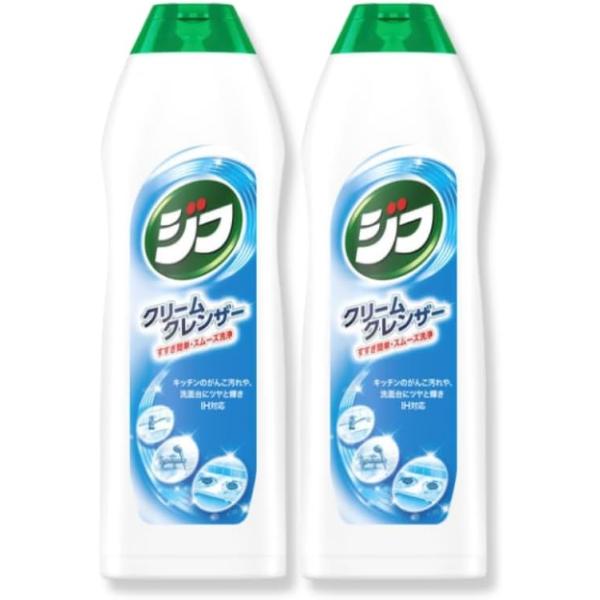 【強力な汚れ落とし効果】「クリームクレンザージフ 270ml」は、頑固な汚れを簡単に落とすクレンザー。シンク、コンロ、浴室など、幅広い場所で使用可能。洗浄力が高く、ピカピカの仕上がりに。【クリームタイプで表面を傷つけない】クリーム状のクレン...