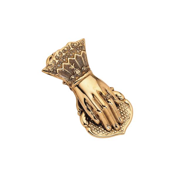 18~19世紀ヨーロッパの王侯貴族は日常の室内でも手袋をしてその上から指輪を嵌める慣習がありました。そんな王侯貴族の手をモチーフにしたペーパークリップです。イタリア製の上質さと上品さは世界的高級ホテルで使用されている所以です。よく見ると可愛...