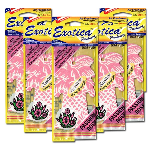 ■ Exotica Palm Tree Air Fresheners (ROSE) 5枚セット ■Palm Tree（ヤシの木）型のエアフレッシュナー！吊り下げ用のゴムが付いているので、車やお部屋に下げてお気に入りの香りを楽しめます♪香りが...