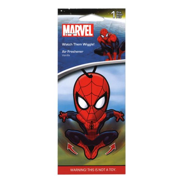 ■ Hero Wiggle Air Freshener (Spider-Man) ■アメコミヒーローデザインのエアフレッシュナーです。首の部分を支点にして、体がブラブラと動く楽しい仕掛け付き。吊り下げるとアメリカンなバニラの香りが周囲に広が...