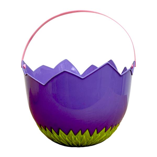 ■ Easter Basket Egg Shape ■イースターバスケット エッグ シェイプかわいらしい卵型のバケツです。草の上に卵の殻が乗っているみたいなデザインが珍しくてキュート。やや大きめサイズでたくさんの卵を入れることができます。イ...