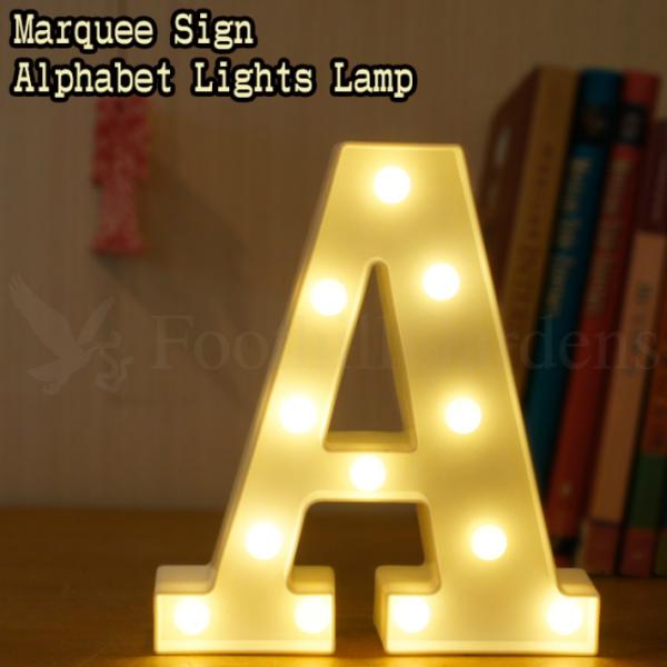 ■ Marquee Sign Alphabet Lights Lamp ■英字や数字の形のインテリアLEDライトです。乾電池で光るので、電源を気にせず飾れます。全ての文字に壁掛けできるフック穴付き！組み合わせてお好きな文字のインテリアに。お...