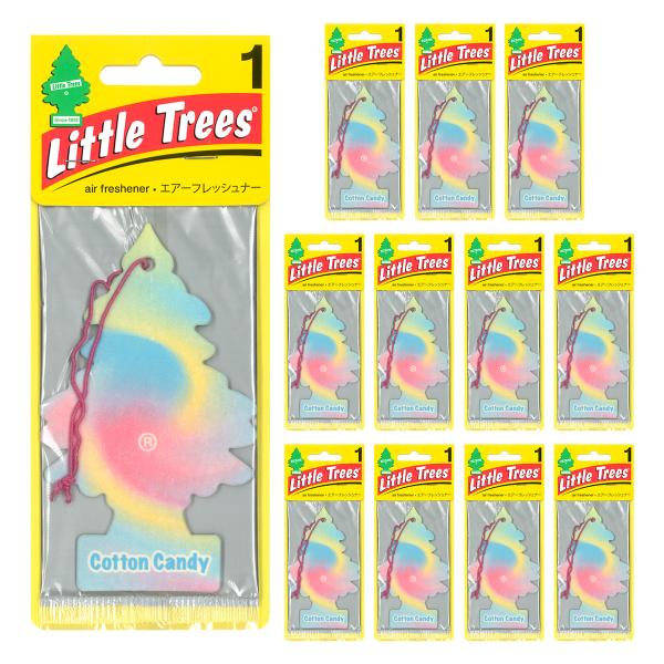 ■ Little Trees (Cotton Candy) 12枚セット ■世界中で大人気！アメリカ生まれの定番エアフレッシュナー、Little Trees（リトルツリー）同じ香りの12枚セットです。☆人気のひみつ(1) 豊富なフレーバー展...