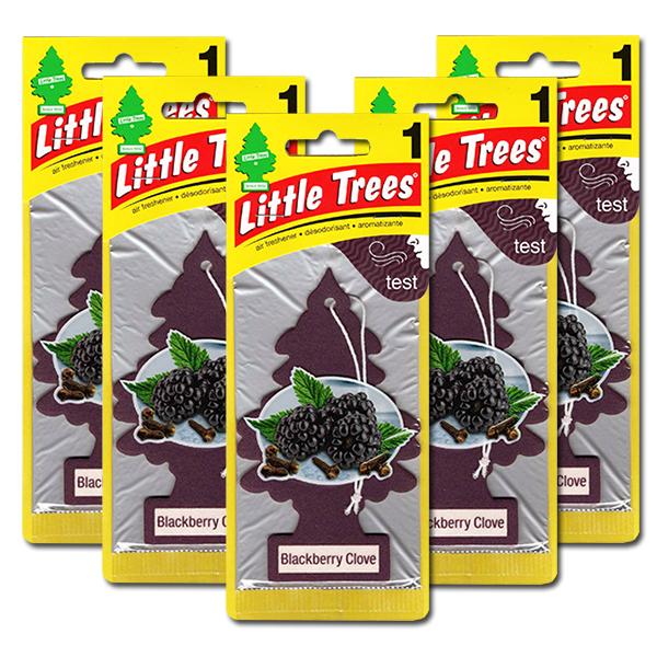 ■ Little Trees (Blackberry Clove) 5枚セット ■世界中で大人気！アメリカ生まれの定番エアフレッシュナー、Little Trees（リトルツリー）☆人気のひみつ(1) 豊富なフレーバー展開 約35種類以上(2...