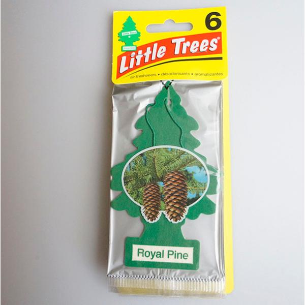 ■ Little Trees 6pac (Royal Pine) ■世界中で大人気！アメリカ生まれの定番エアフレッシュナー、Little Trees（リトルツリー）☆人気のひみつ(1) 豊富なフレーバー展開 約35種類以上(2) 香り長持ち...