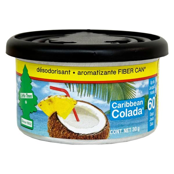 ■ Little Trees Fiber Can Air Freshener（Caribbean Colada）■おなじみLittle Treesの新商品！吊り下げるタイプではなく、缶入りの置くタイプのエアフレッシュナー！ リトルツリー製造...