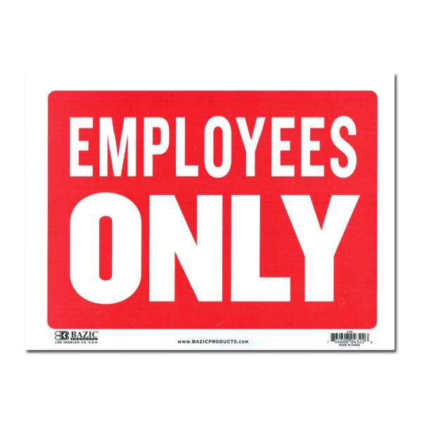 ■ サインプレート EMPLOYEES ONLY Sサイズ ■プラスチック製サインプレート！店舗などはもちろん、お部屋やガレージに飾ってもアメリカンな雰囲気が楽しめますよ♪プレートは薄く、柔らかくしなやかな材質です。◆意味「EMPLOYEE...
