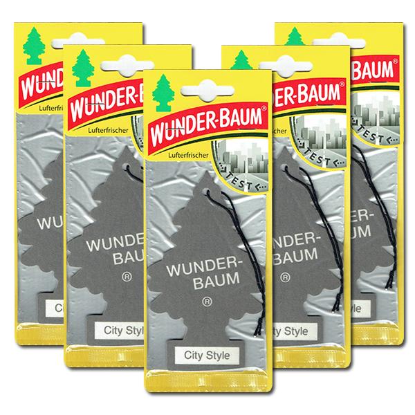 ■ WUNDER-BAUM AirFreshener (City Style) 5枚セット ■日本では入手困難なオシャレな芳香剤エアフレッシュナーの定番、Little Trees のヨーロッパ版【 WUNDER-BAUM 】香りの持続力が特...