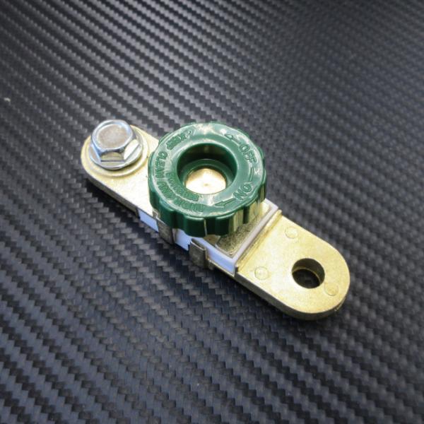 バッテリーカットオフスイッチターミナル ／ サイドターミナルバッテリー用SHORAIバッテリー、ドライバッテリーに使用できるカットオフターミナルバッテリー側取付ボルト：9.5mmターミナル側取付ボルト：8mm付00518299