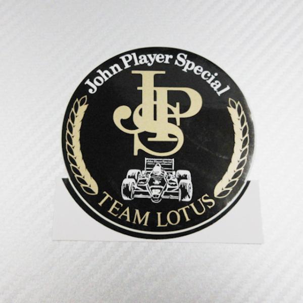 JPS チームロータス ステッカーJohn Player Special /TEAM LOTUS直径104mmサークル状の部分がステッカーとなっております経年品につき個体差がありステッカーの縮み、のり汚れ等ある場合がございます。(20210...