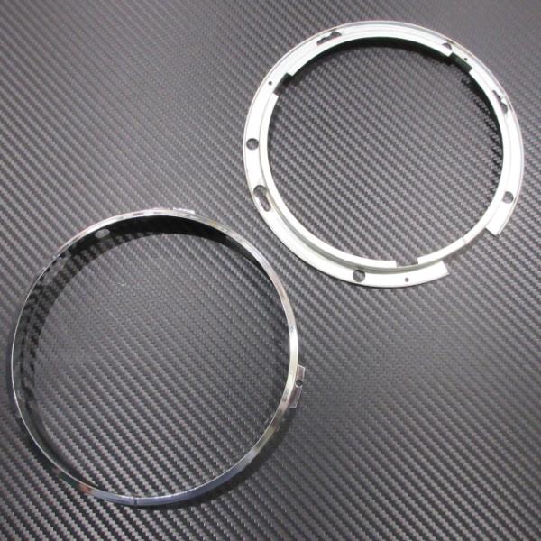 ヘッドランプ ユニットリテーナー 7インチ LUCAS Headlamp Rim 7 3-adjuster retaining rim品番：554872LUCAS7インチ用３アジャスタータイプのクロームヘッドランプリムサイズ（ｍｍ）外径19...