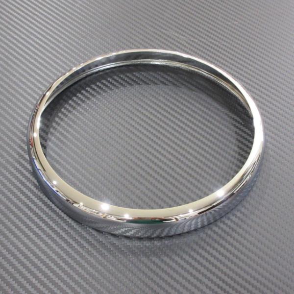 ヘッドランプ リム アウター クローム ／ LOTUS ELAN,EUROPA,MGBRim, headlamp, chrome品番：57H5296Zサイズ（mm）：外径約204