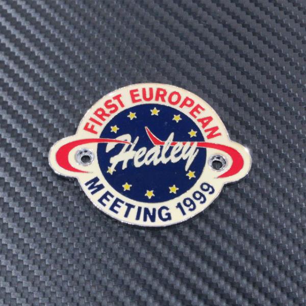 ヒーレー 第１回ヨーロッパミーティング 1999 記念カーバッジHealey First European Meeting 1999 Carbadgeサイズ（mm）:61*80*4入荷時からの小傷等ありますご了承ください