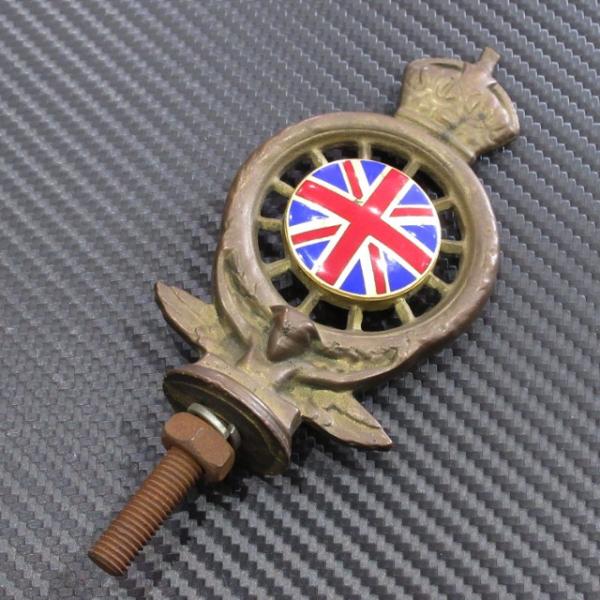 ザ ロイヤル オートモービル クラブ ユニオンジャック カーバッジTHE ROYAL AUTOMOBILE CLUB Union Jack CAR BADGEサイズ（ｍｍ）：134*70ネジの長さ（ｍｍ）：31