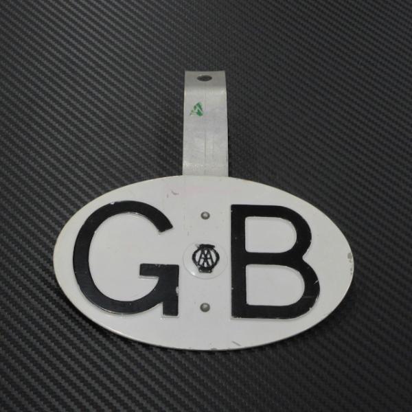 英国 AA GBプレート ホワイト ステー付きAA GB PLATE英国Automobile Associationのロゴ入りGBプレートステーが付属しますプレート上部に赤色が付いています英国車のドレスアップやガレージ装飾などにおススメです...