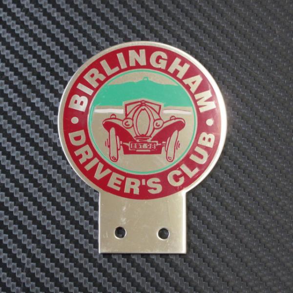 バーリンガム フォライバーズクラブ カーバッジ NOSBIRLINGHAM DRIVERS CLUB CAR BADGEサイズ(mm)：98*77*1※ネコポス対応商品※経年により、若干の傷や汚れなどございます　ご了承ください