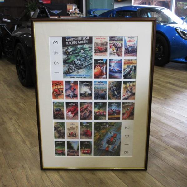グッドウッド フェスティバル オブ スピード 25周年記念 ポスターGOOD WOOD Festival of Speed Silver Jubilee PosterFOS25周年を記念したポスター1993年から2018年までのポスター26...