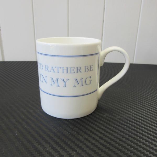 MG マグカップ I'D RATHER BE IN MY MG 陶器MG MUG カラー：ホワイト/ブルーサイズ（ｍｍ）高さ85.0*間口径76.0*取っ手までの幅約110.0重量：190ｇ陶器Fine bone chinaSTUBBS M...