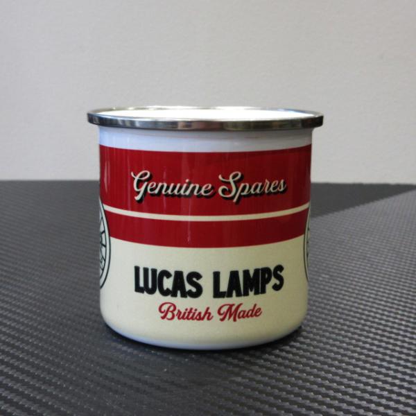 ルーカス 不ランボー エナメルマグカップ Lucas Flambeau Enamel MugLUCASのレトロなフランボーロゴのエナメルマグカップご自宅使いやアウトドアにも最適ですサイズ（mm）：直径約87，高さ約75重量（ｇ）：約132L...