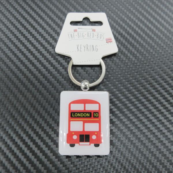 ダブルデッカー バス キーリング WITH LOVE FROM LONDONDOUBLE DECKER BUS KEYRINGサイズ（ｍｍ）チャーム50*40*4リング内径26全長85LONDON 1065