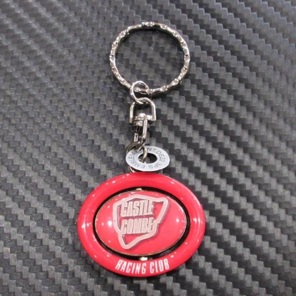 プレート部タテ 32mmヨコ 40mm厚み  6mm重さ 33g     キーリング 内径24mm中心部が回転します裏表は同じ柄です