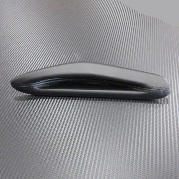 LOTUS インテリアドアプルハンドル ブラックレザー ／ LOTUS ELISE S2-3,EXIGE V6GENUINE REPLACEMENT PARTA120V4045S・46Sヨコ 全長(mm):300タテ 一番高いところ(mm)...