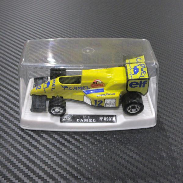 GUISVAL F1 CAMEL No.09016 ミニカーCAMEL12 アイルトン・セナモデルのミニカーですケースサイズ（mm）：54*110*62古いものですのでケースに若干傷みがありますご了承ください