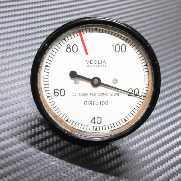 VEGLIA クロノメトリック タコメーター 機械式 10,000RPM オリジナルVEGLIA Chronometric Tachometerリム径（ｍｍ）：約8510,000RPMイタリア製オーバーホール済VEGLIA BORLETTI...