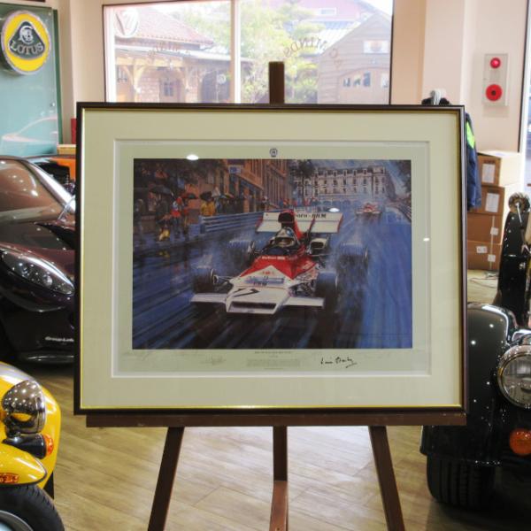 BRM−The Final Grand Prix Victory ／ Jean Pierre Beltoise 額装済ジャン・ピエール・ベルトワーズは、BRMで1972 年のモナコグランプリを勝利しました。モナコのカジノスクエアからホテルミ...