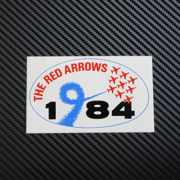 【Peter Warrコレクション】貴重な当時物の希少ステッカー1984THE RED ARROWSサイズ(mm):82*136外張り用ステッカー経年により表面汚れ、縮み等みられます。ご了承願います。