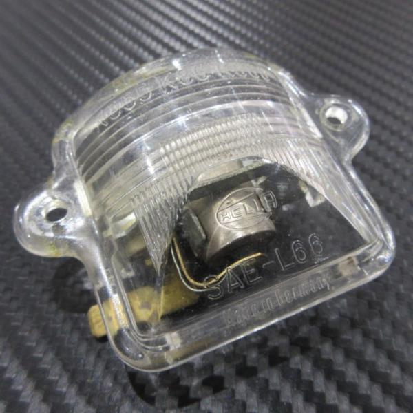 HELLA ライセンスプレートランプHELLA License plate Lamp車種：フォルクスワーゲン・カルマンギア、ビートルK365,K86,K366よSAE-L66ドイツ製傷み汚れ等ありますご了承ください