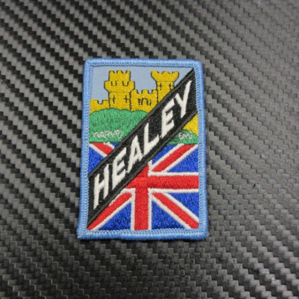 NEW OLD STOCKヒーレー　四角形　クロスバッジHEALEY CROSS BADGEサイズ（ｍｍ）77.0*50.0*2.0裏面アイロンのり付き