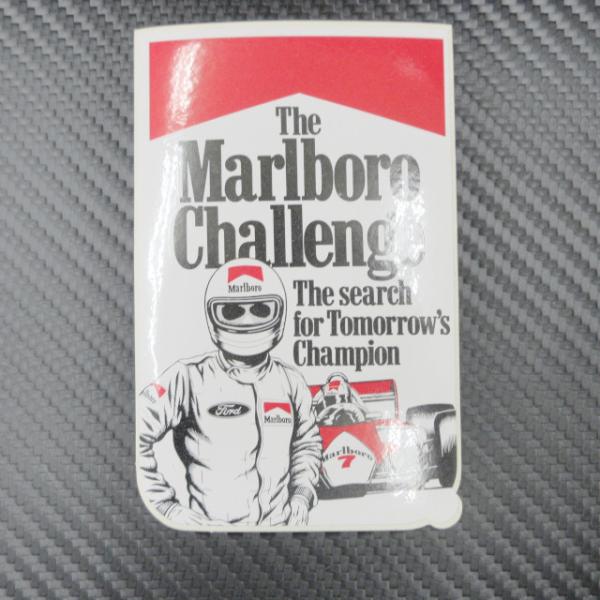 The Marlboro Challenge  The search for Tomorrow's Champion  外貼りステッカーThe Marlboro Challenge STICKERサイズ（ｍｍ）125*80The Marlb...