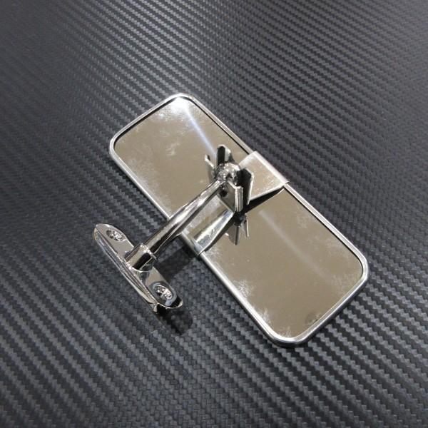 ダッシュマウント インテリアミラー クロームINTERIOR MIRROR CHROME DASH MOUNTサイズヨコ(mm)：155タテ(mm)：62ステム(mm):75ステム穴径(mm):約5mm　2箇所穴中心幅：39.5mm固定ネジ...