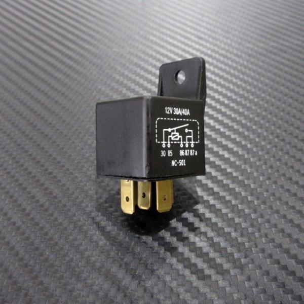 ヘッドランプ/ウィンカー/ホーンのリレーです。メーカー：AUTO PARTS仕様：12V、30A/40A 品番：NC-501MADE IN TAIWAN※ネコポス対応商品（箱から出して発送します）