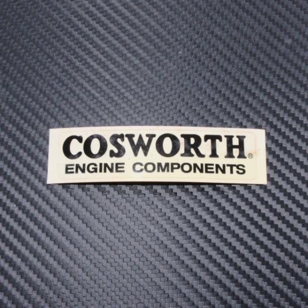 【訳あり】COSWORTH ENGINE COMPONENTS ステッカーコスワースの外貼りステッカーです透明の地にブラックのフォントロゴタイプ新品ですが経年により汚れ等ありますサイズ（mm）： 26*106※ネコポス対応商品※長期ストック...