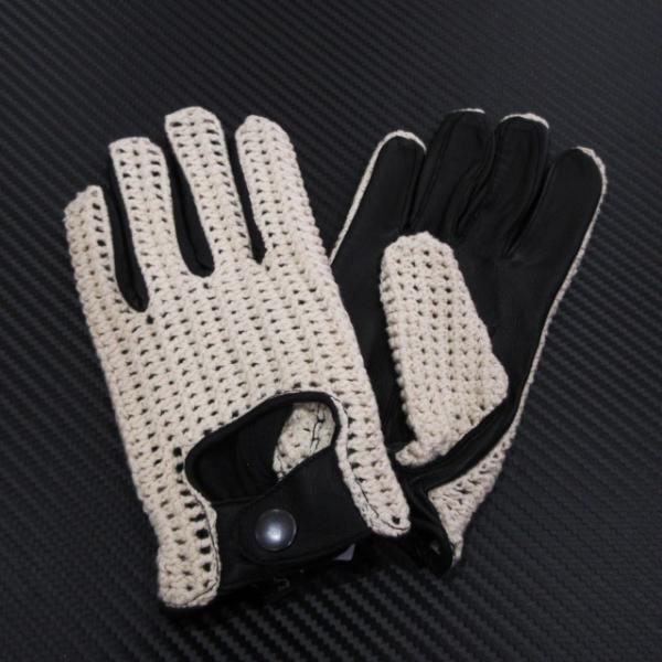 クラシック イングリッシュ ドライビング グローブ Classic English Leather Driving Glove掌側がレザー、手の甲側がメッシュになっています柔らかくて手になじみやすいドライビンググローブですストレッチがありま...