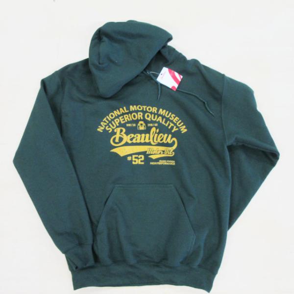 Beaulieu Motor Oil フーディー グリーンBeaulieu Hoodie Foresy Greenカラー：グリーン50% 綿 50％ポリエステルＳサイズ/Mサイズ/Lサイズ肩幅：490 /530/ 580mm着丈：620 /...