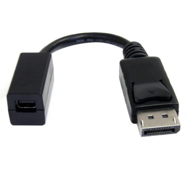 DisplayPort - Mini DisplayPortアダプタによって、Mini DisplayPort(オス)コネクタが通常のDisplayPort(オス)コネクタになるため、標準的なDisplayPort出力のみを提供しているノー...